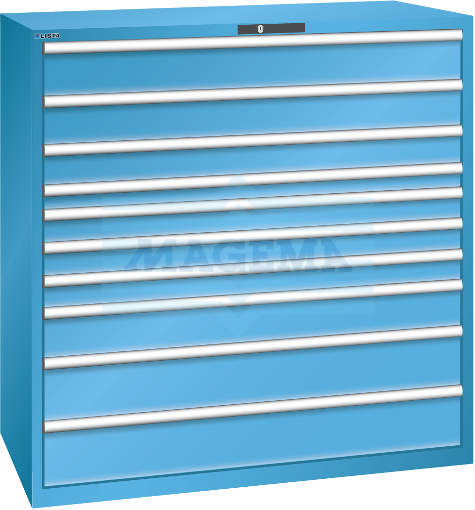 Lista 78.868.010 Schuifladenkast, B1431 x D725 x H1450, 10 lades ...